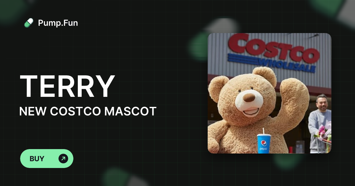 NEW COSTCO MASCOT (TERRY) - Pump