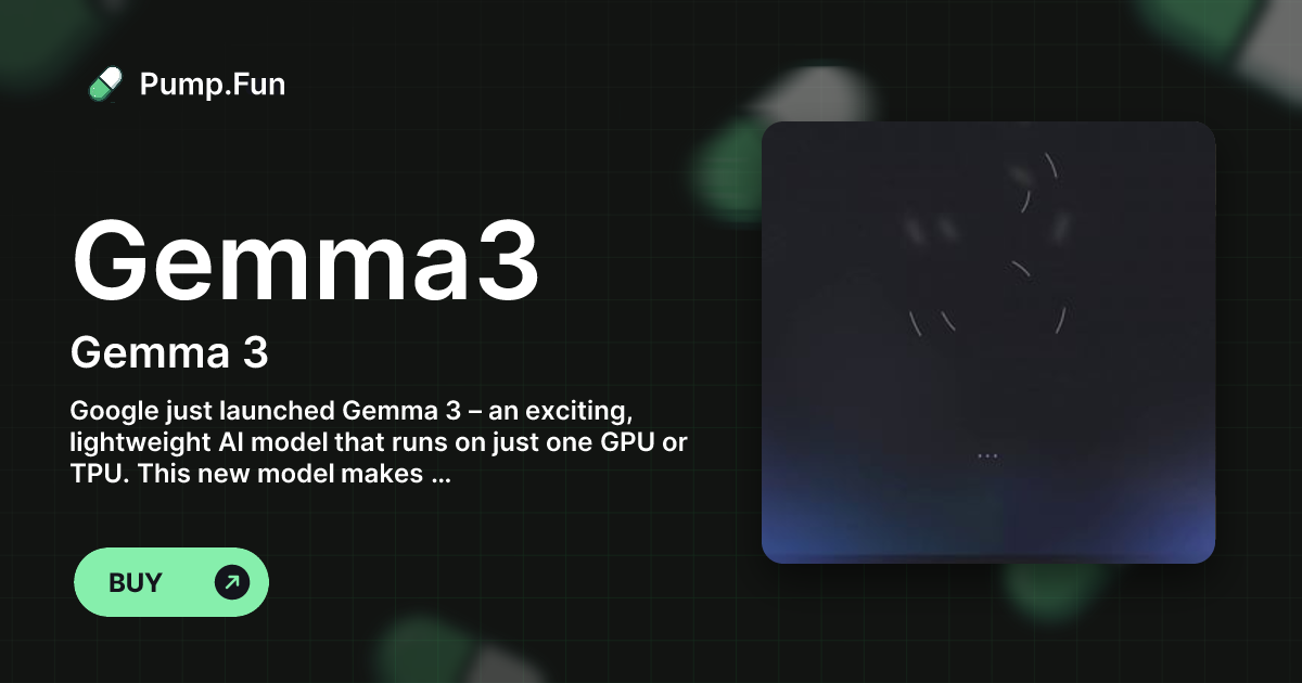 Gemma 3 (Gemma3) - Pump