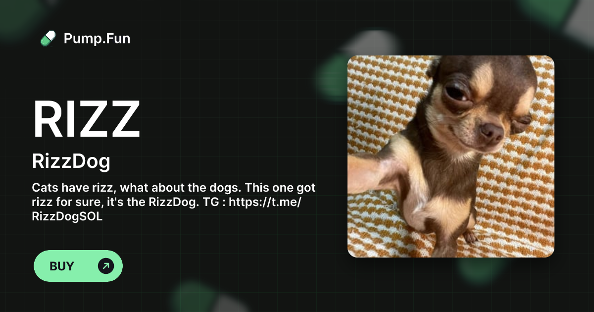 RizzDog (RIZZ) - Pump