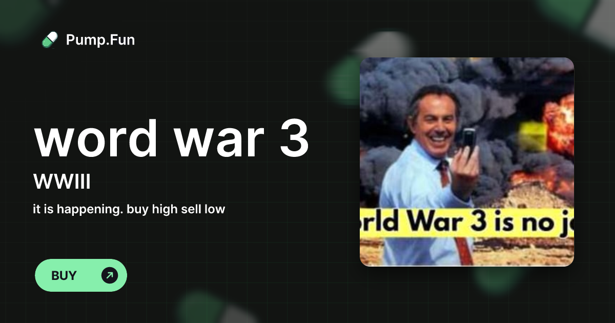 WWIII (word war 3) - Pump