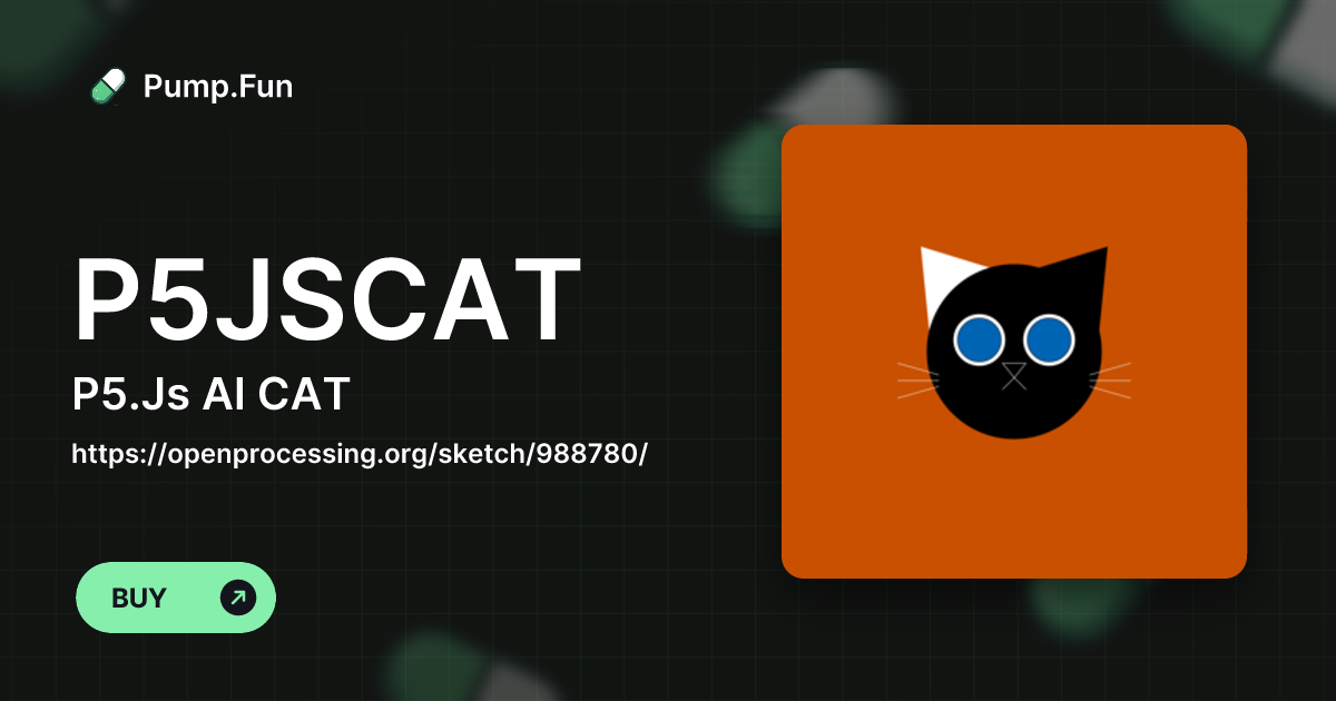 P5.Js AI CAT (P5JSCAT) - Pump