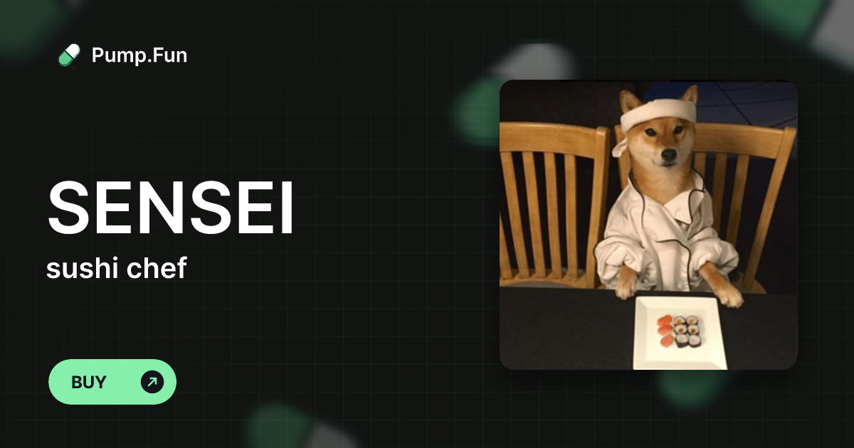 sushi chef (SENSEI) - Pump