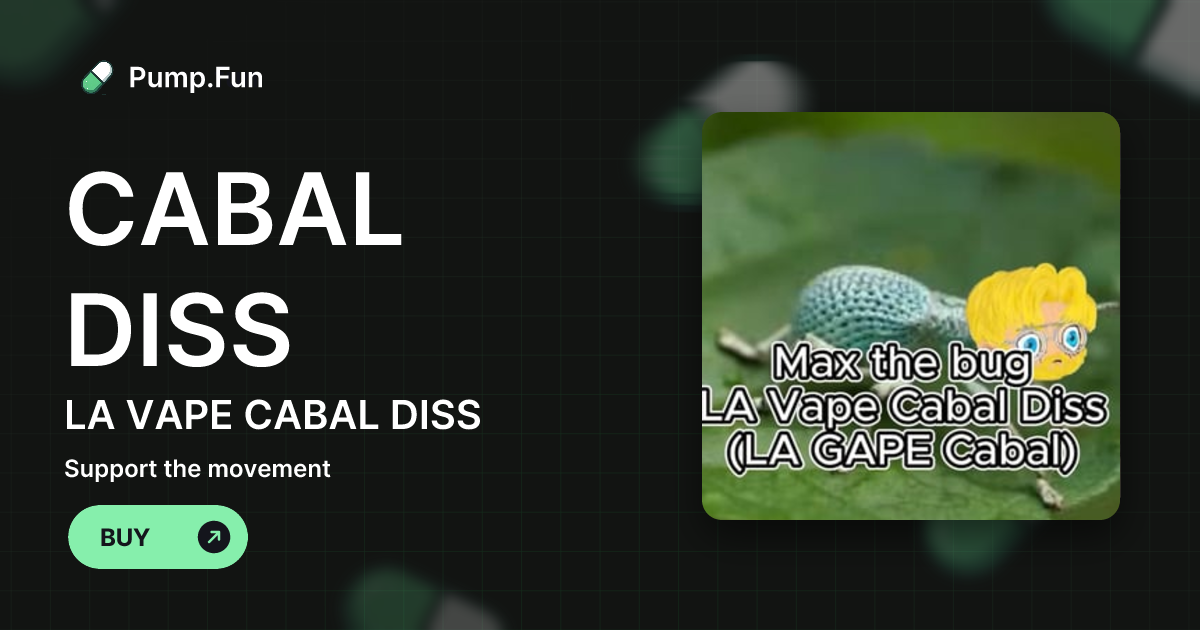 LA VAPE CABAL DISS (CABAL DISS) - Pump