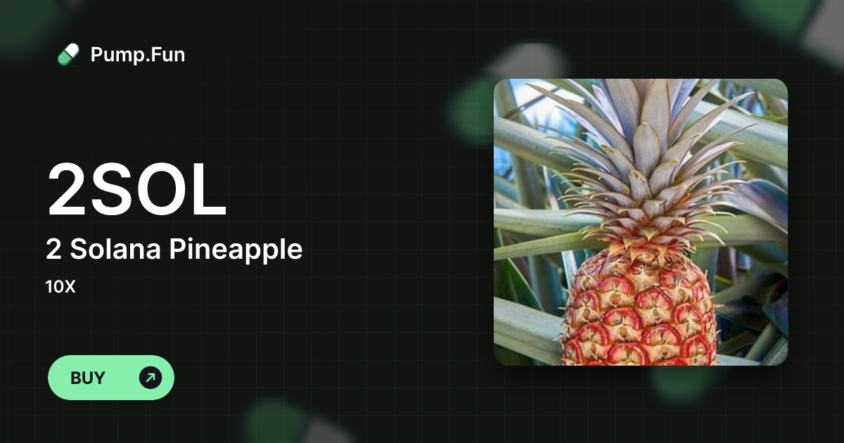 2 Solana Pineapple (2SOL) - Pump