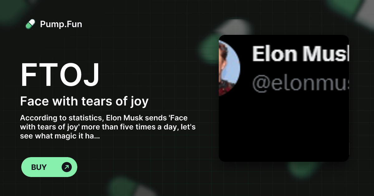 Face with tears of joy (FTOJ) - Pump