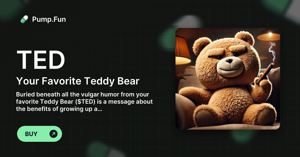 Your Favorite Teddy Bear (TED) - Pump