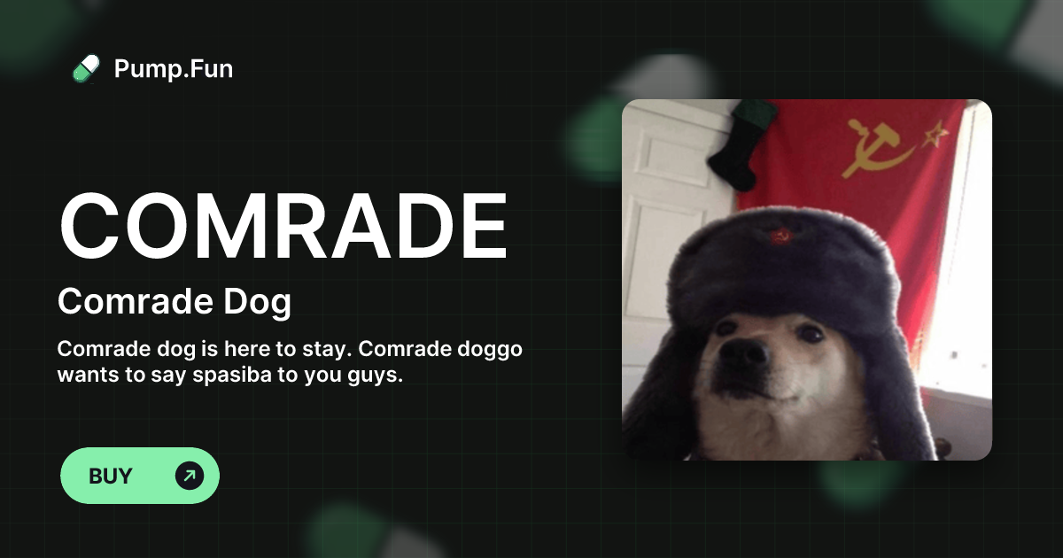 Comrade Dog (COMRADE) - Pump