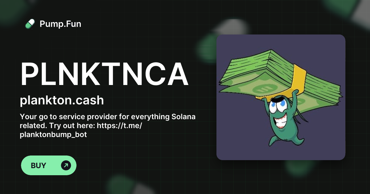 plankton.cash (PLNKTNCA) - Pump