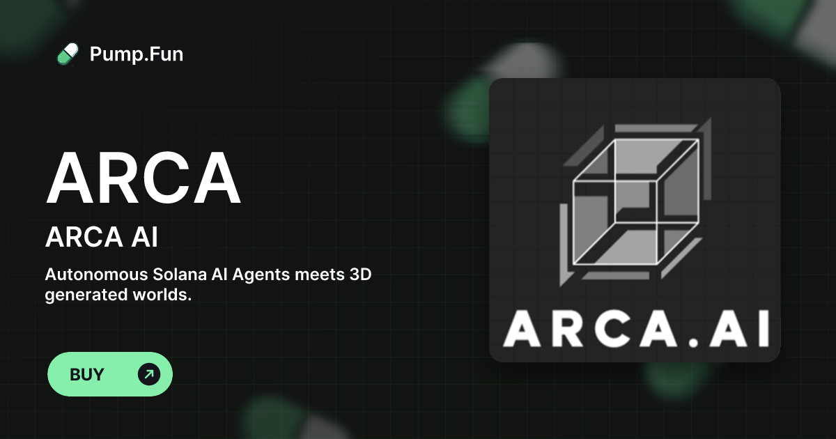 ARCA AI (ARCA) - Pump