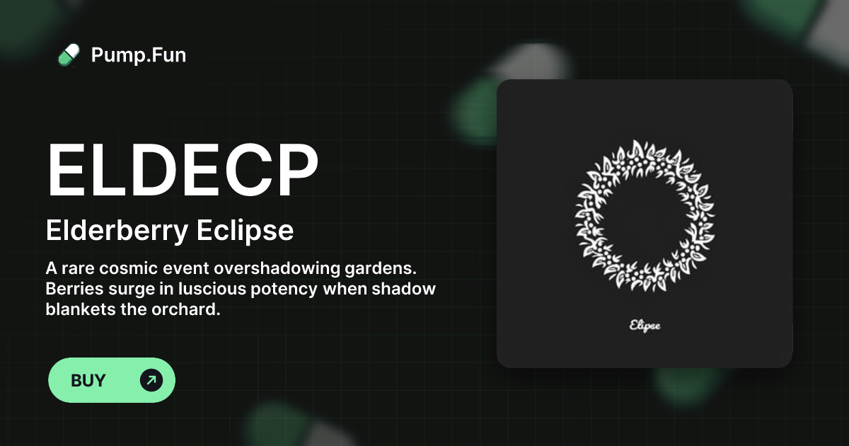 Elderberry Eclipse (ELDECP) - Pump