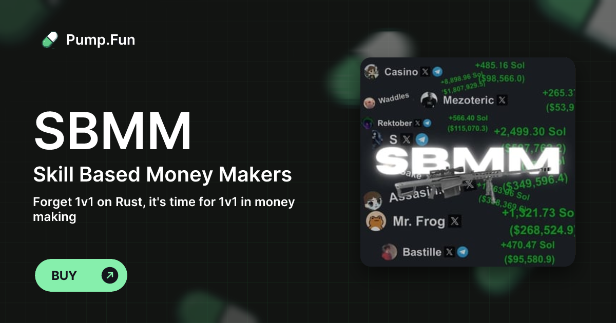 Skill Based Money Makers (SBMM) - Pump