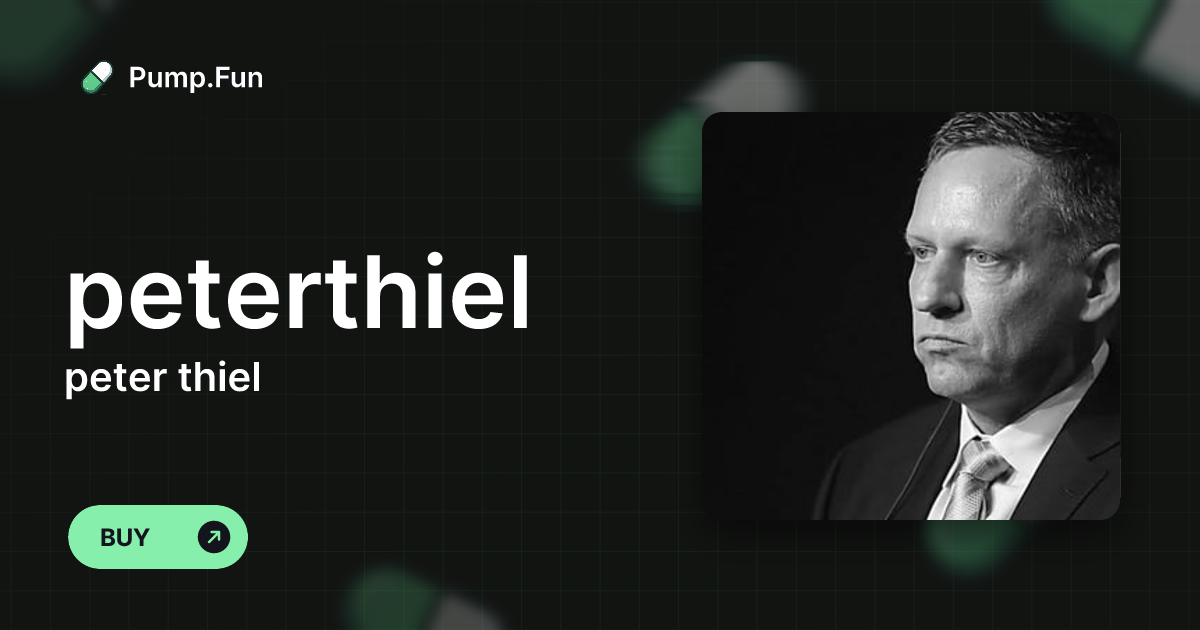 peter thiel (peterthiel) - Pump