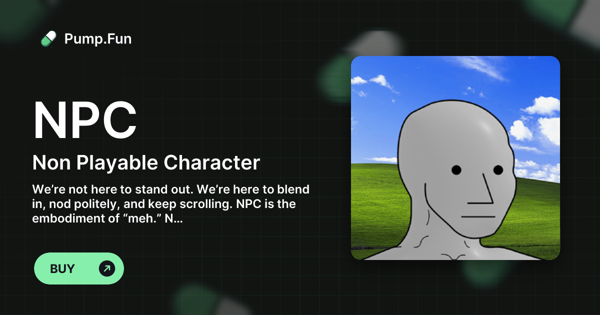 Non Playable Character (NPC) - Pump