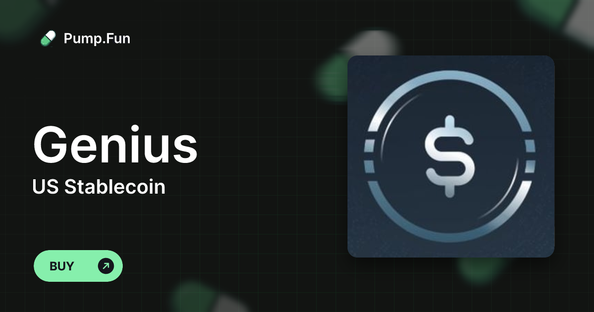 US Stablecoin (Genius) - Pump