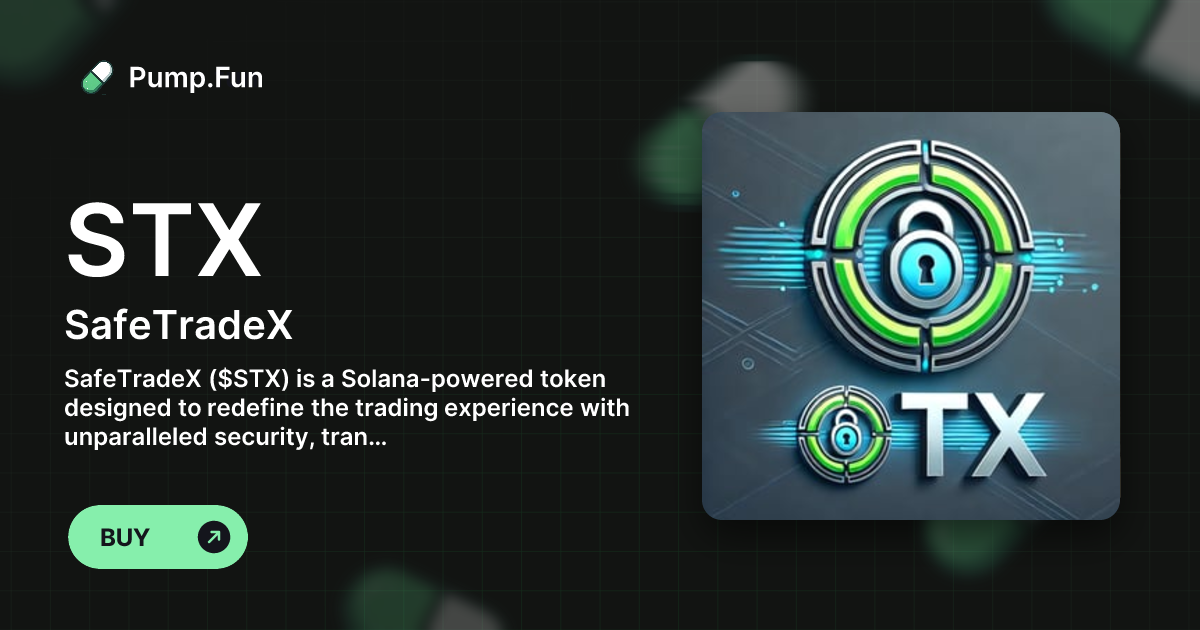 SafeTradeX (STX) - Pump