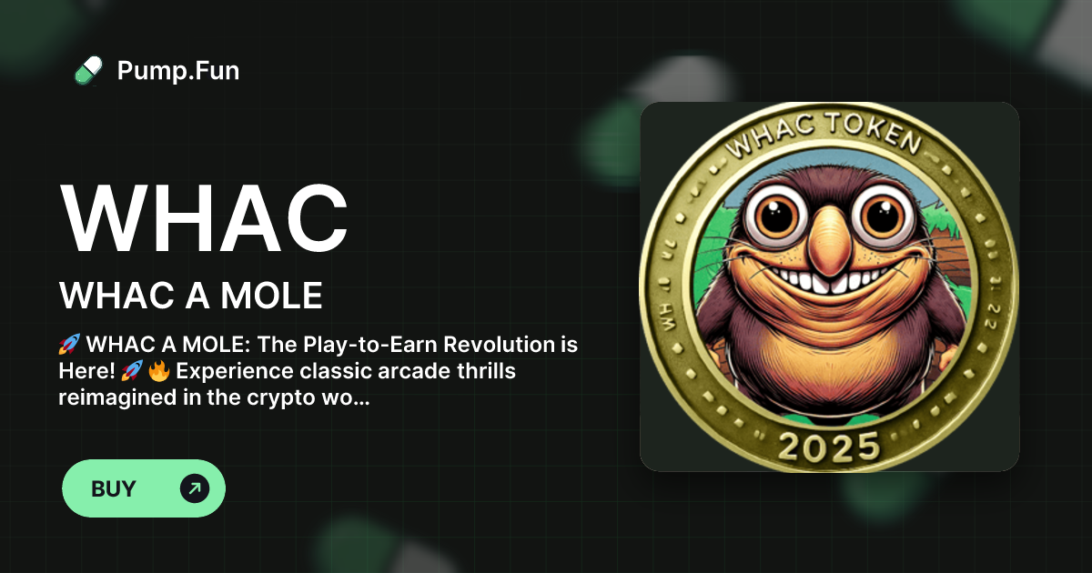 WHAC A MOLE (WHAC) - Pump