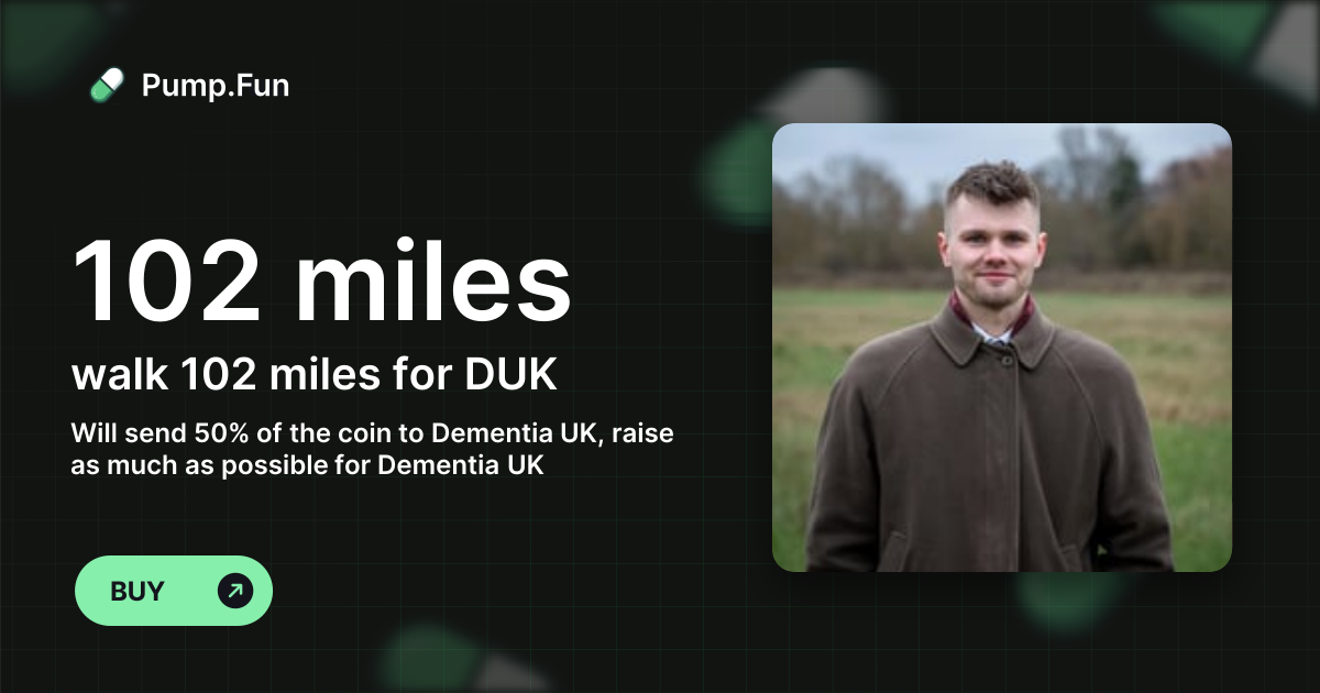 walk 102 miles for DUK (102 miles) - Pump
