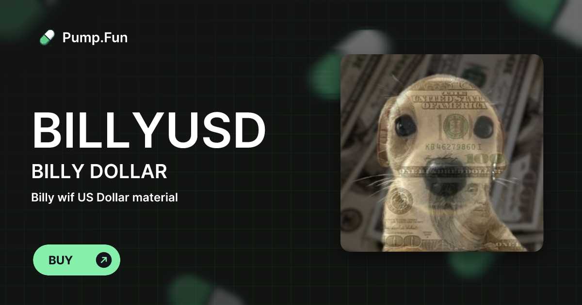 BILLY DOLLAR (BILLYUSD) - Pump