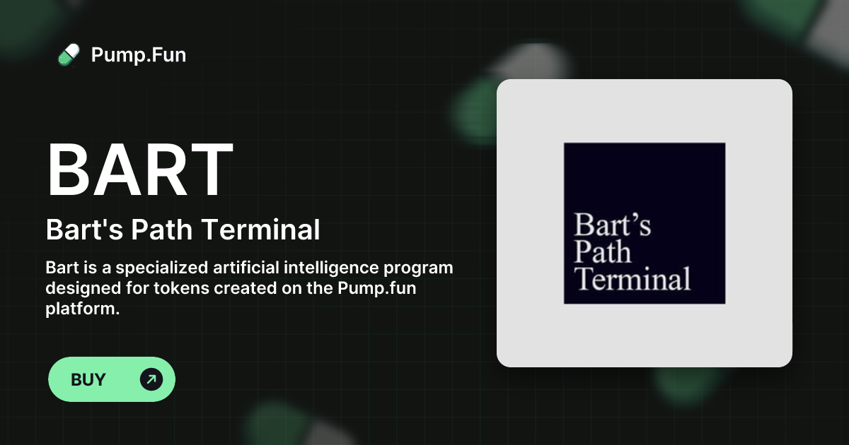 Bart's Path Terminal (BART) - Pump