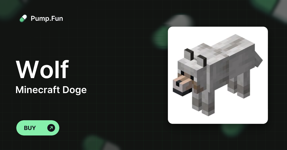 Minecraft Doge (Wolf) - Pump