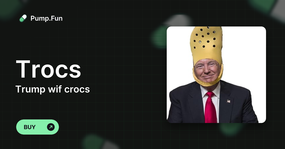 Trump wif crocs (Trocs) - Pump