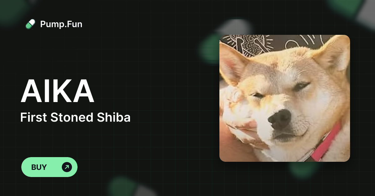 First Stoned Shiba (AIKA) - Pump