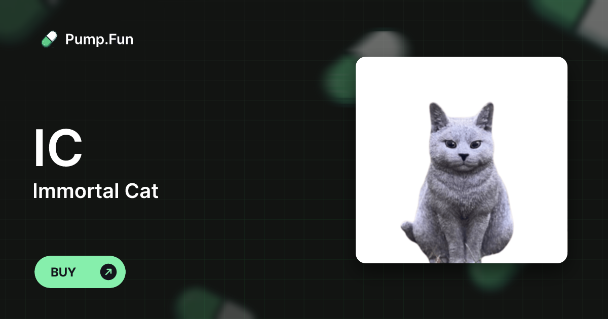 Immortal Cat (IC) - Pump