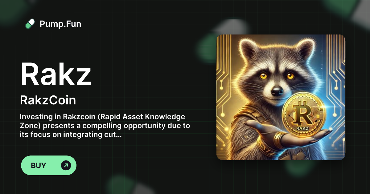 RakzCoin (Rakz) - Pump