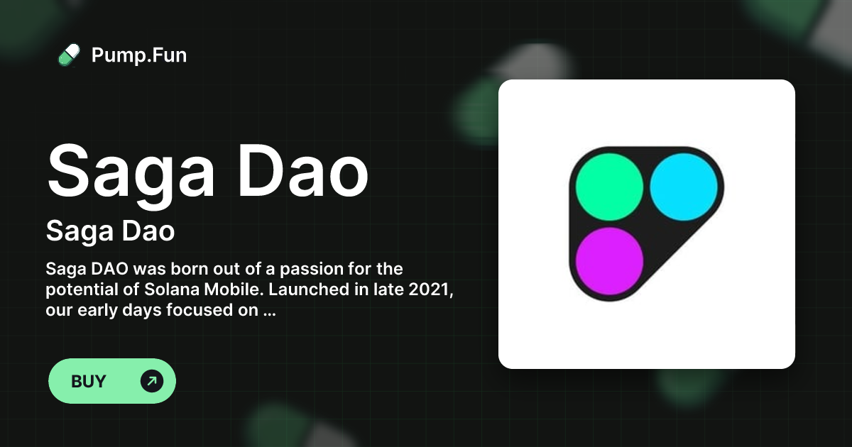 Saga Dao (Saga Dao) - Pump