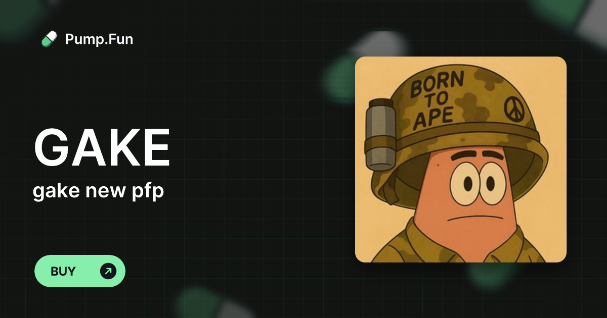 gake new pfp (GAKE) - Pump