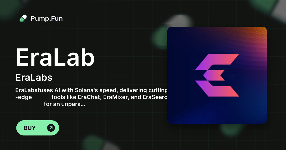 EraLabs (EraLab) - Pump