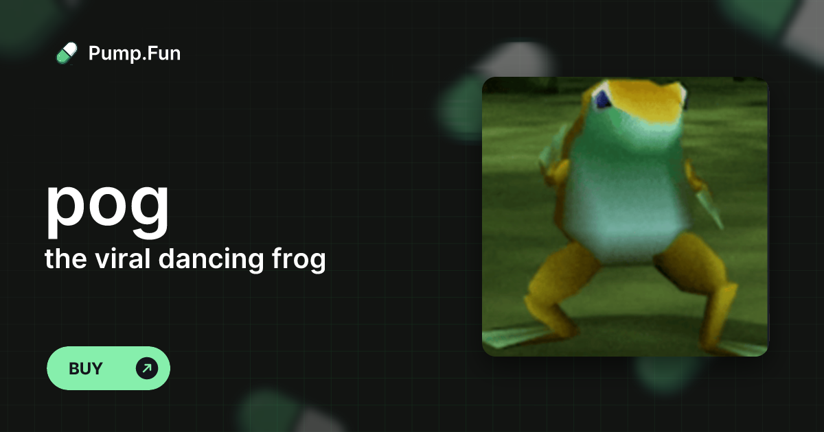 the viral dancing frog (pog) - Pump