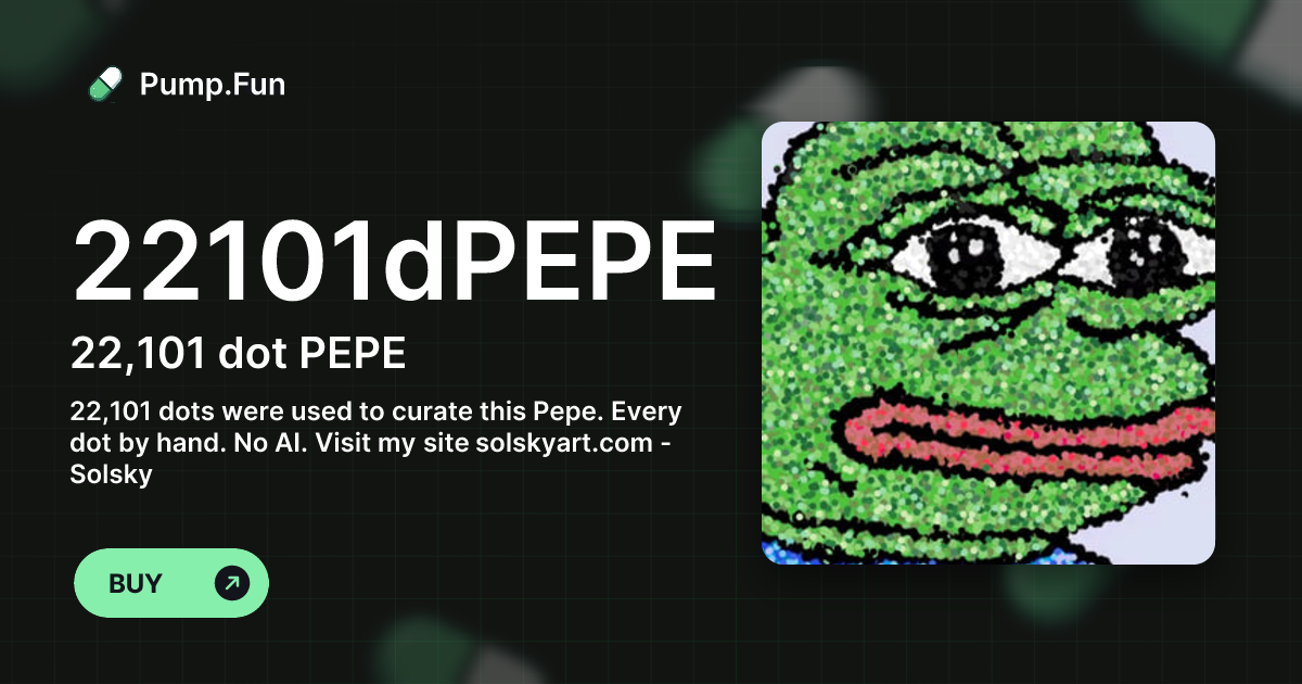 22,101 dot PEPE (22101dPEPE) - Pump