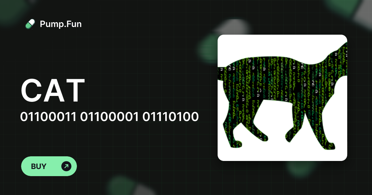 01100011 01100001 01110100 (CAT) - Pump