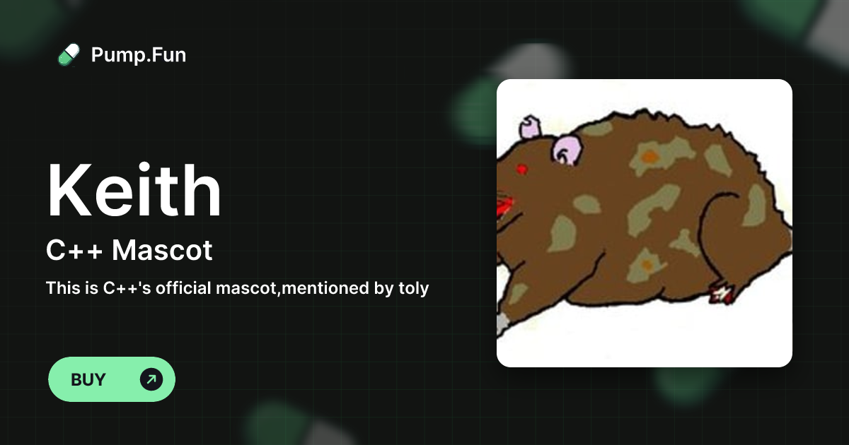 C++ Mascot (Keith) - Pump