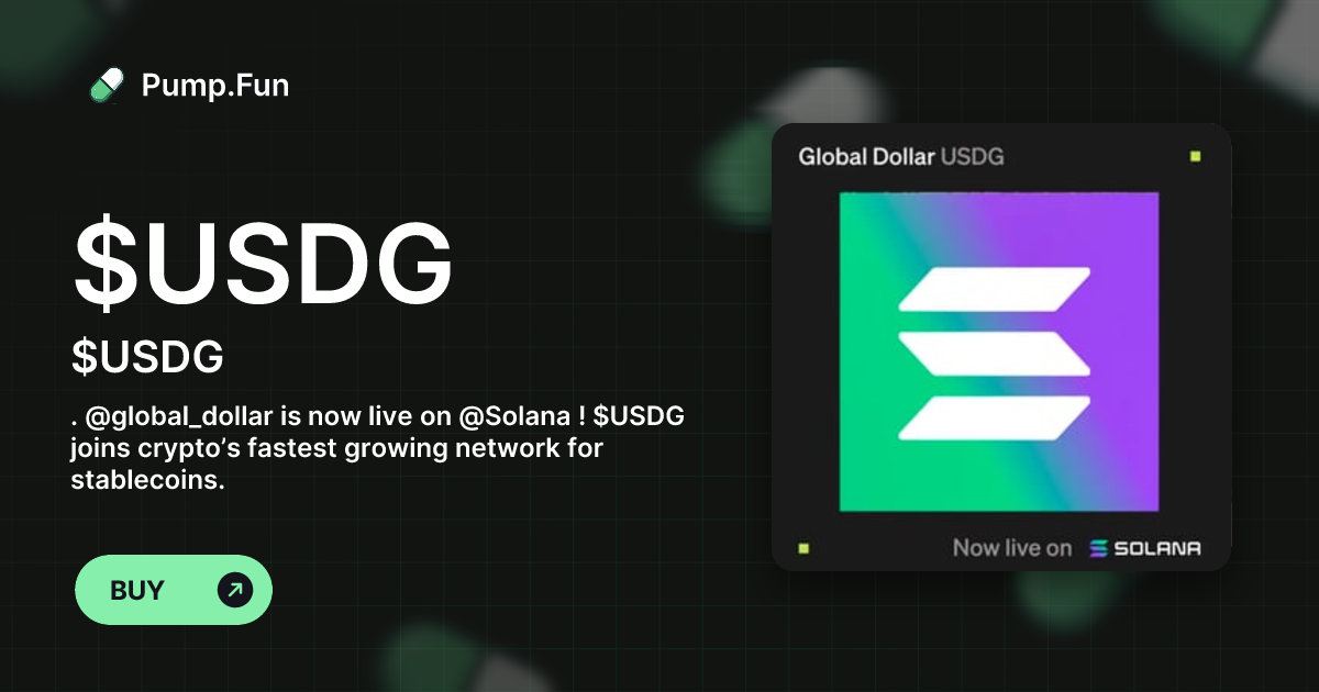 $USDG ($USDG) - Pump