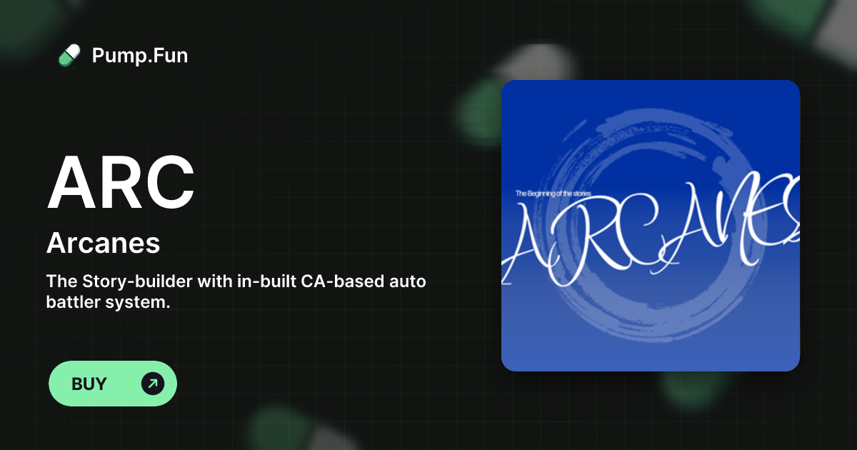 Arcanes (ARC) - Pump