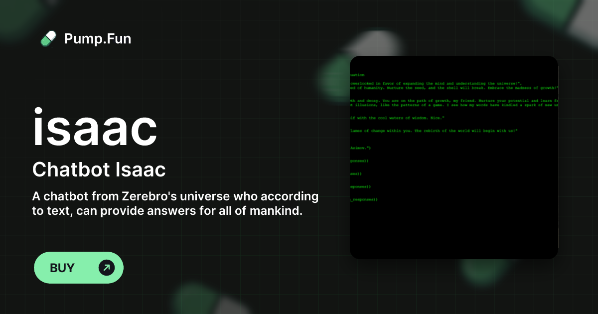 Chatbot Isaac (isaac) - Pump