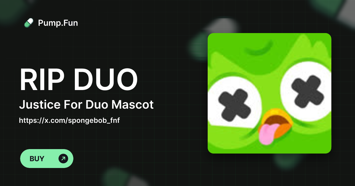 Justice For Duo Mascot (RIP DUO) - Pump