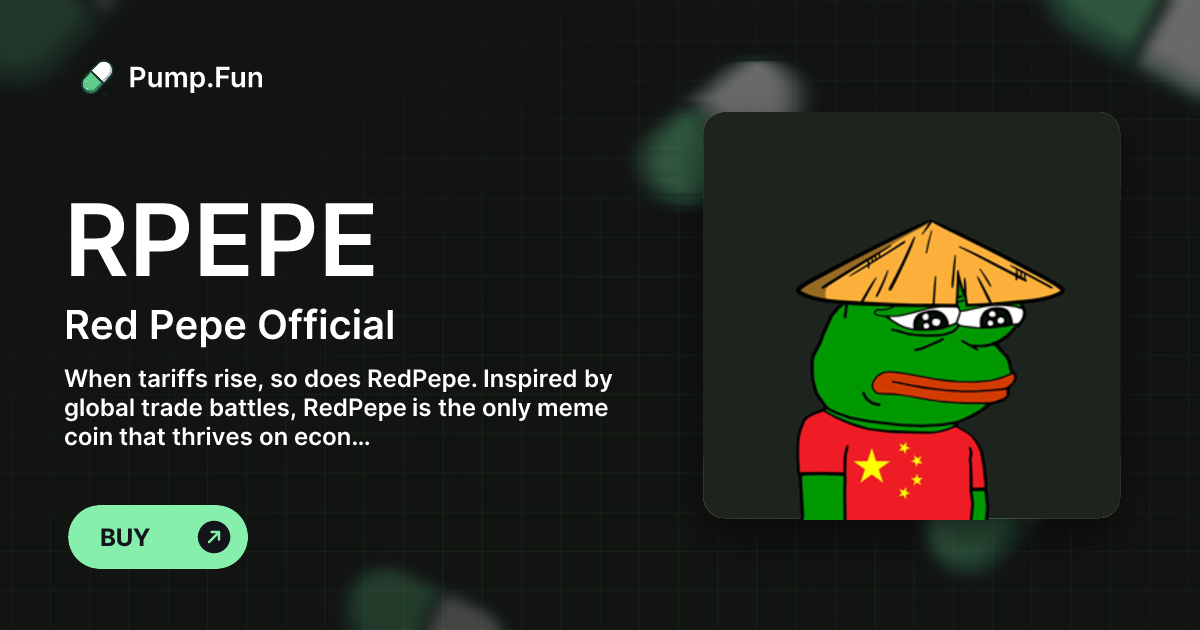 Red Pepe Official (RPEPE) - Pump
