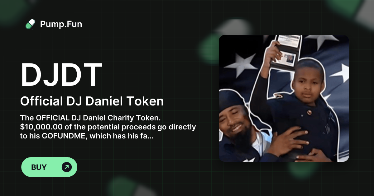 Official DJ Daniel Token (DJDT) - Pump