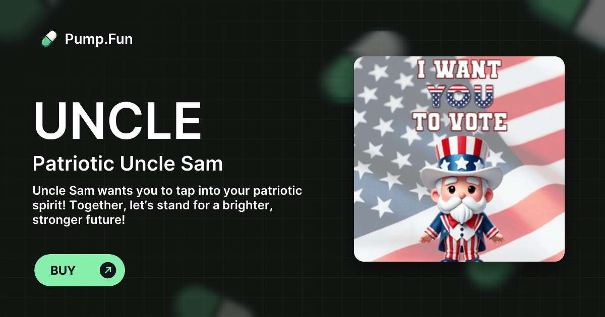 Patriotic Uncle Sam (UNCLE) - Pump