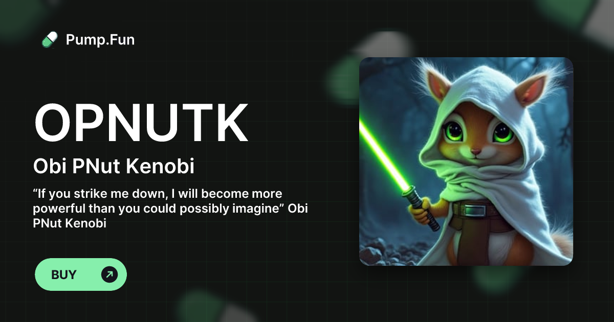 Obi PNut Kenobi (OPNUTK) - Pump