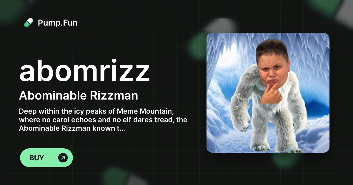 Abominable Rizzman (abomrizz) - Pump