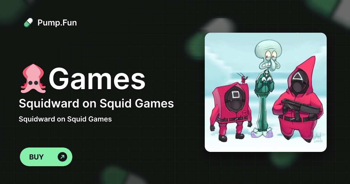 Squidward on Squid Games (🦑Games) - Pump