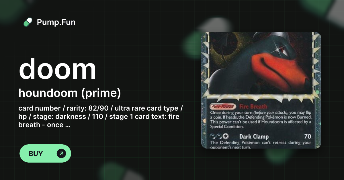 houndoom (prime) (doom) - Pump