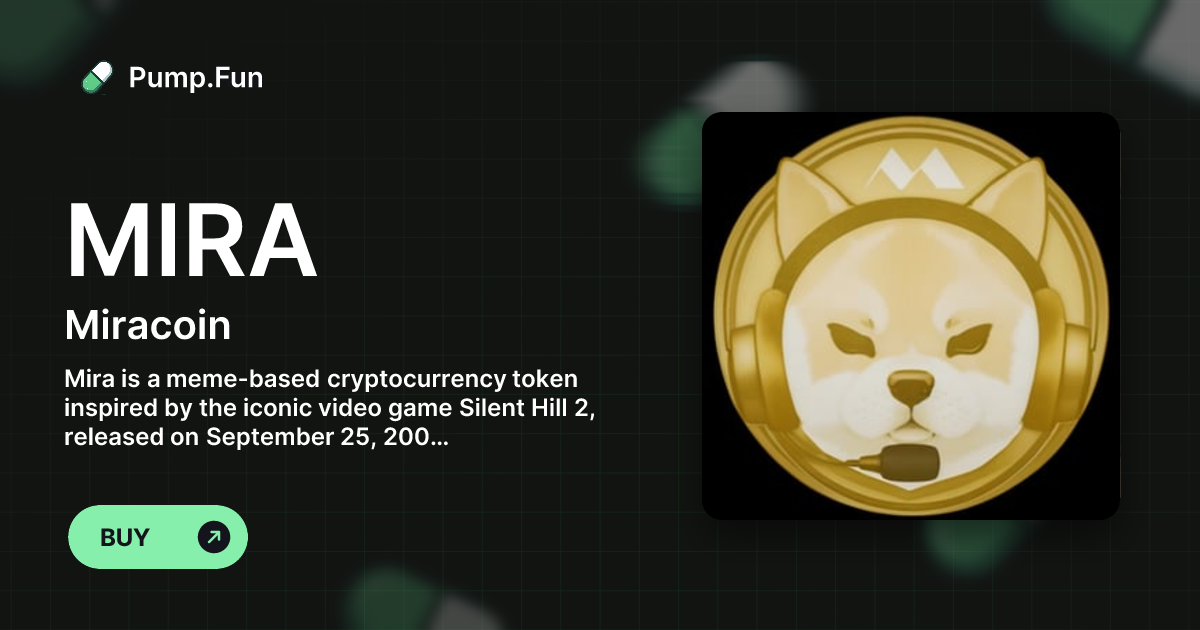 Miracoin (MIRA) - Pump
