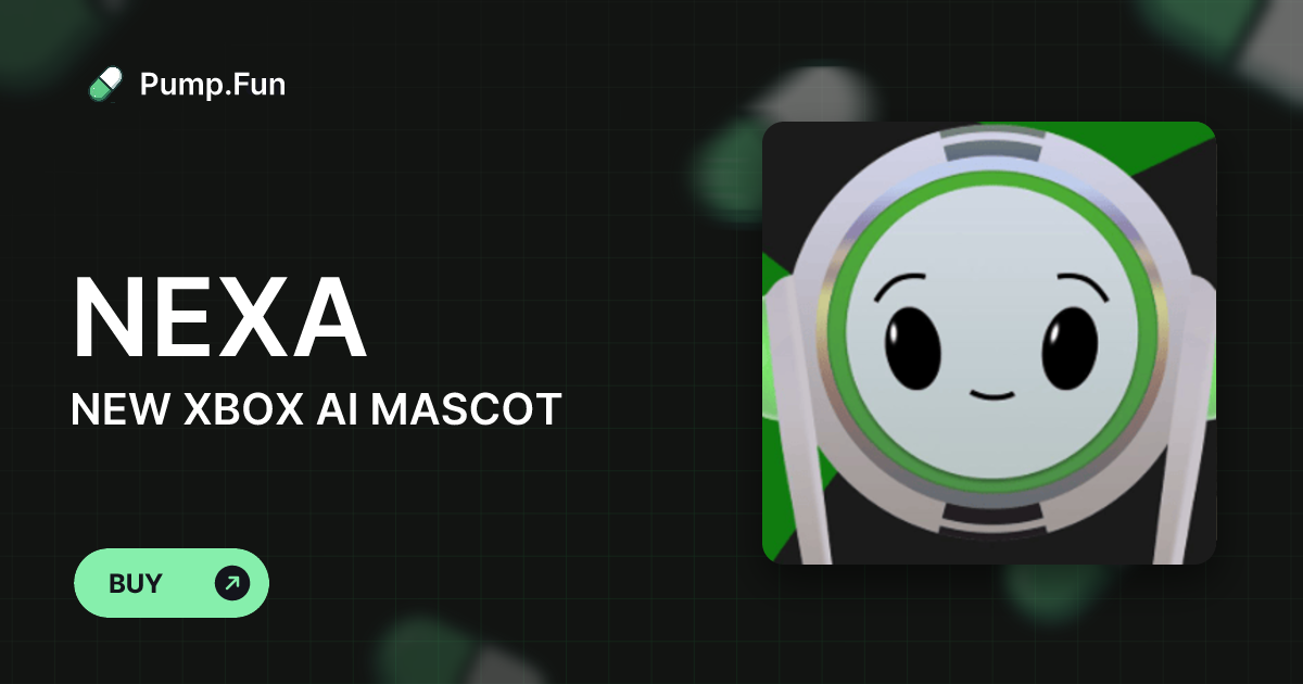 NEW XBOX AI MASCOT (NEXA) - Pump