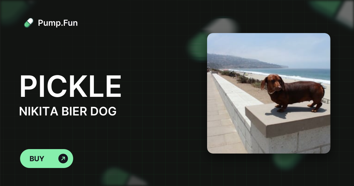 PICKLE $2.70K | Pump