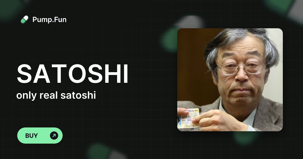 only real satoshi (SATOSHI) - Pump
